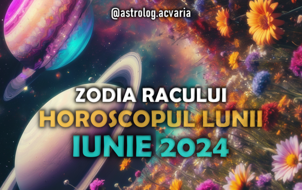 Horoscop de top ACVARIA – Horoscopul lunii IUNIE 2024 * Zodia RACULUI
