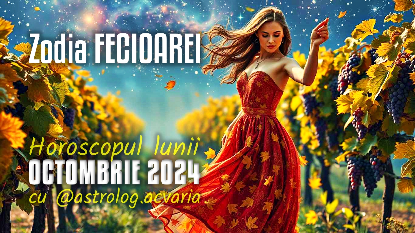Horoscop de top ACVARIA – Horoscopul lunii OCTOMBRIE 2024 * Zodia FECIOAREI