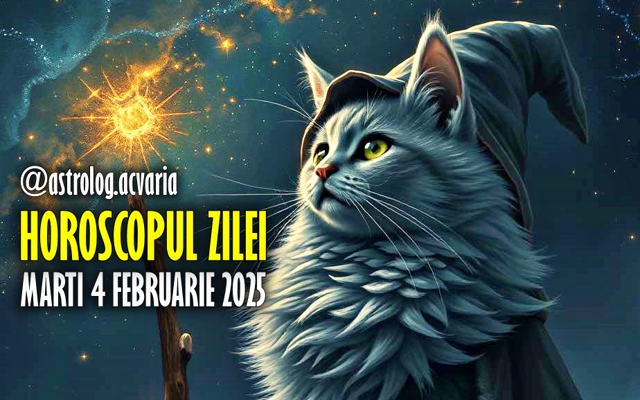 Horoscop de top ACVARIA – HOROSCOP ZILNIC * MARTI 4 FEBRUARIE 2025