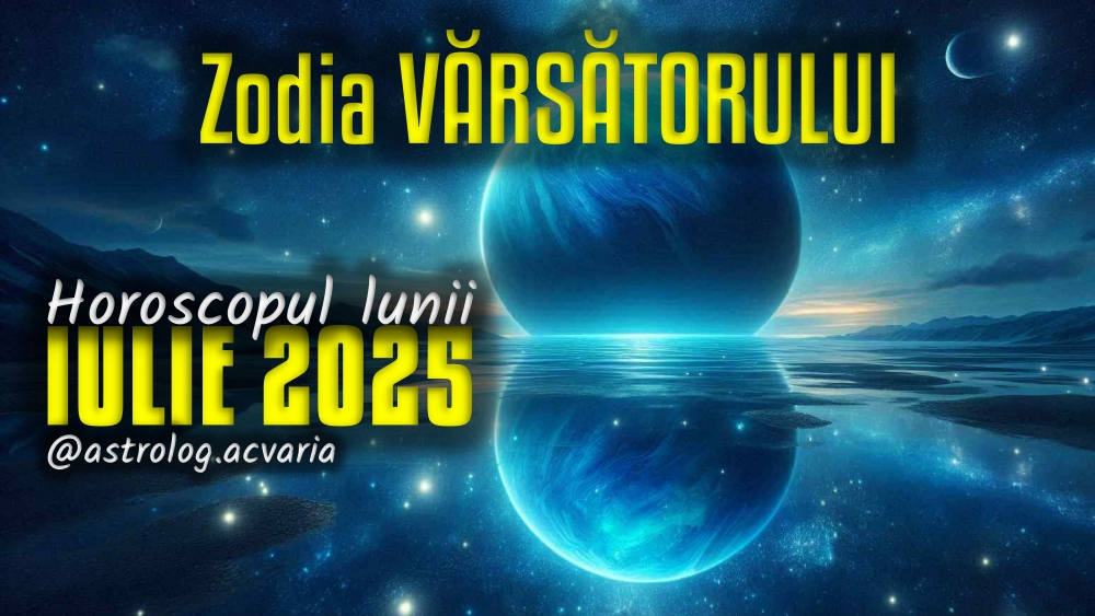 Horoscop de top ACVARIA – Horoscopul lunii IULIE 2025 * Zodia VARSATORULUI